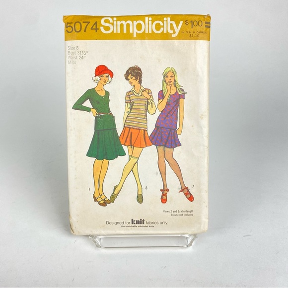 Simplicity | Other | Simplicity Pattern 73 574 Top And Skirt | Poshmark